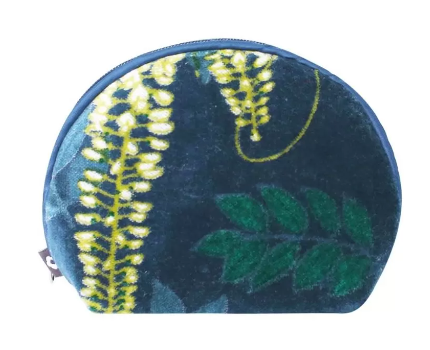 Earth Squared INMOON Botanical Velvet Half Moon Purse (2 Colours ...